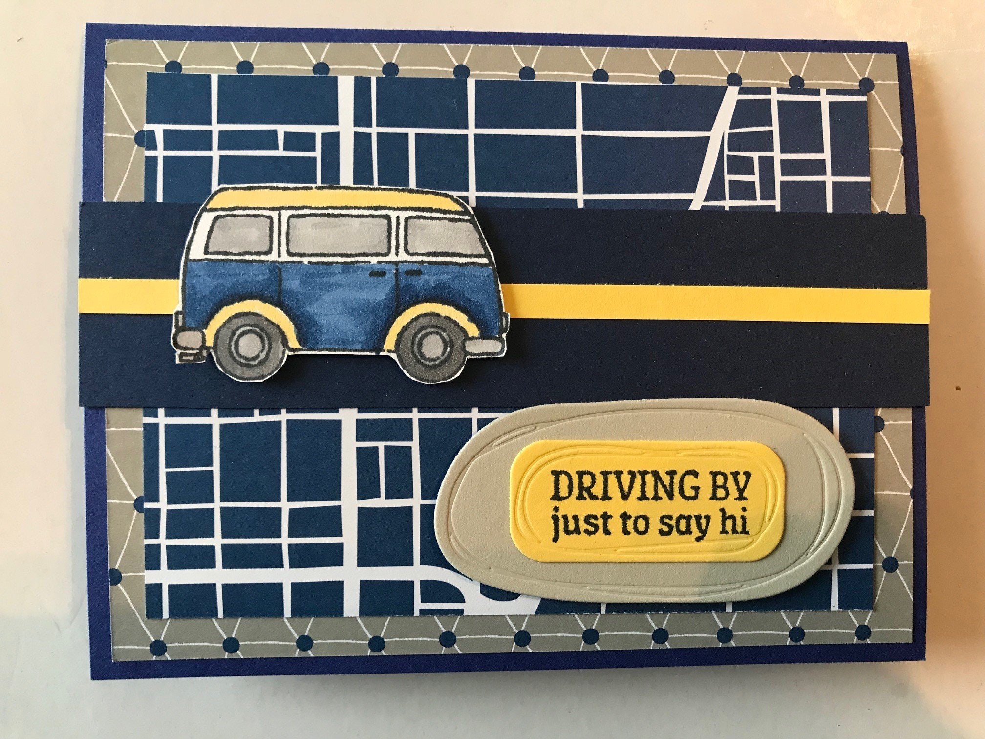 Van Handmade Greeting Cards, 1 Birthday, 1 Note Card, Embellished ...