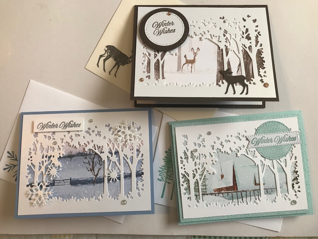 Friendship Seasonal Winter Wishes Greeting Cards With Inside Greetings ...