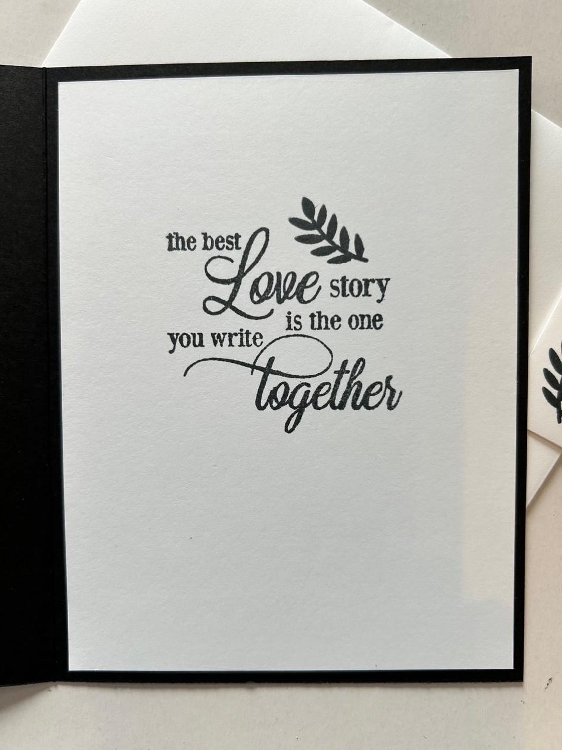 Black & White Collection, Anniversary and Birthday Handcrafted Greeting ...