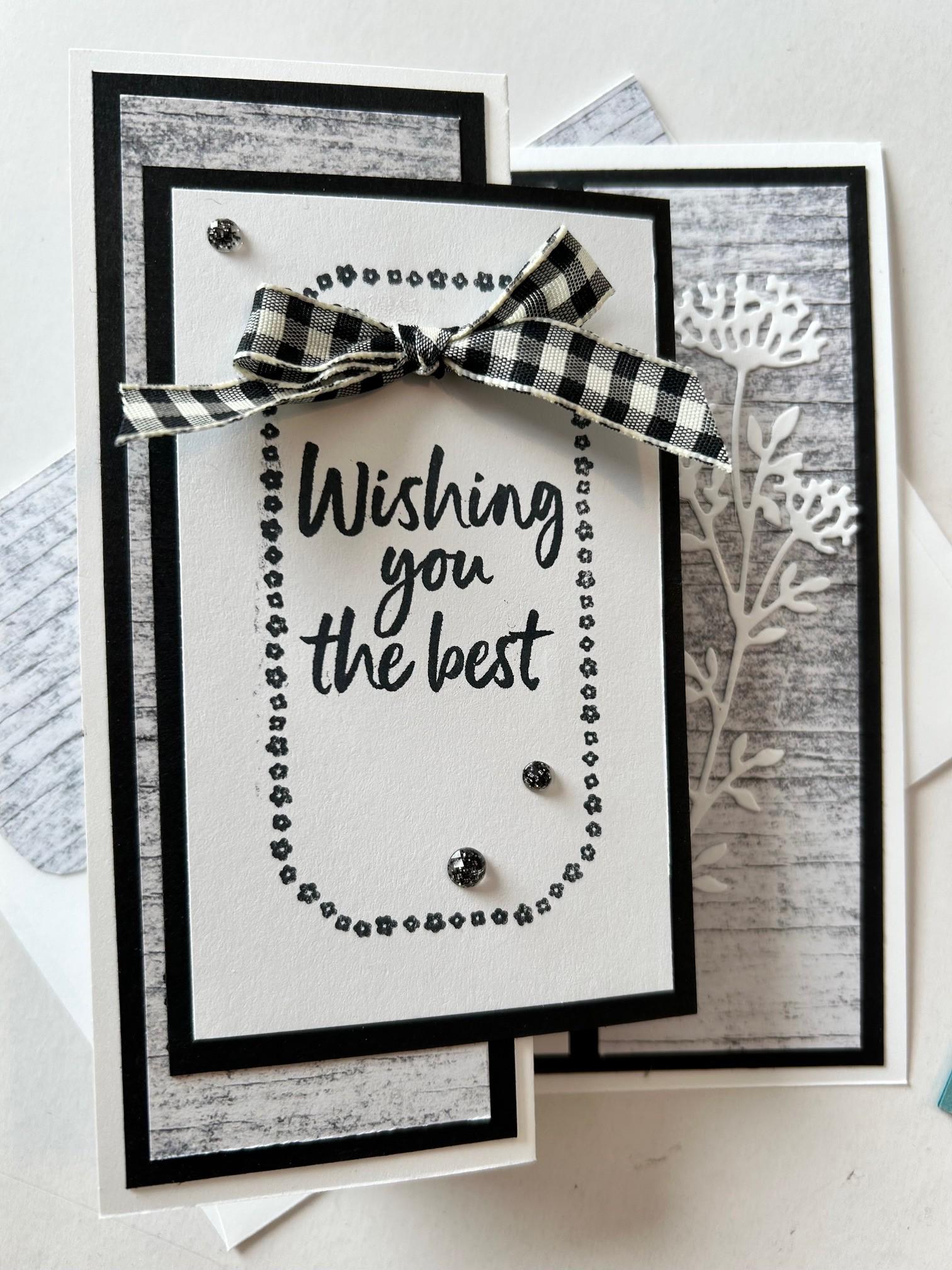 Blank Friendship Handcrafted Greeting Cards, a Fun-fold & a Top-fold ...