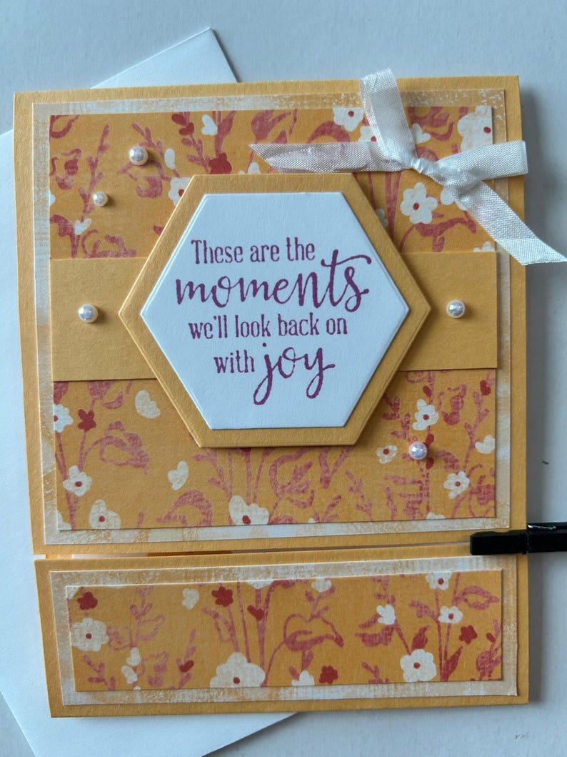 Congratulations Handcrafted, Top & Bottom Fold, Greeting Card, Layered ...