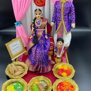 Made to Order ** Indian Baby Shower Doll/seemantham/valaikaappu Doll ...
