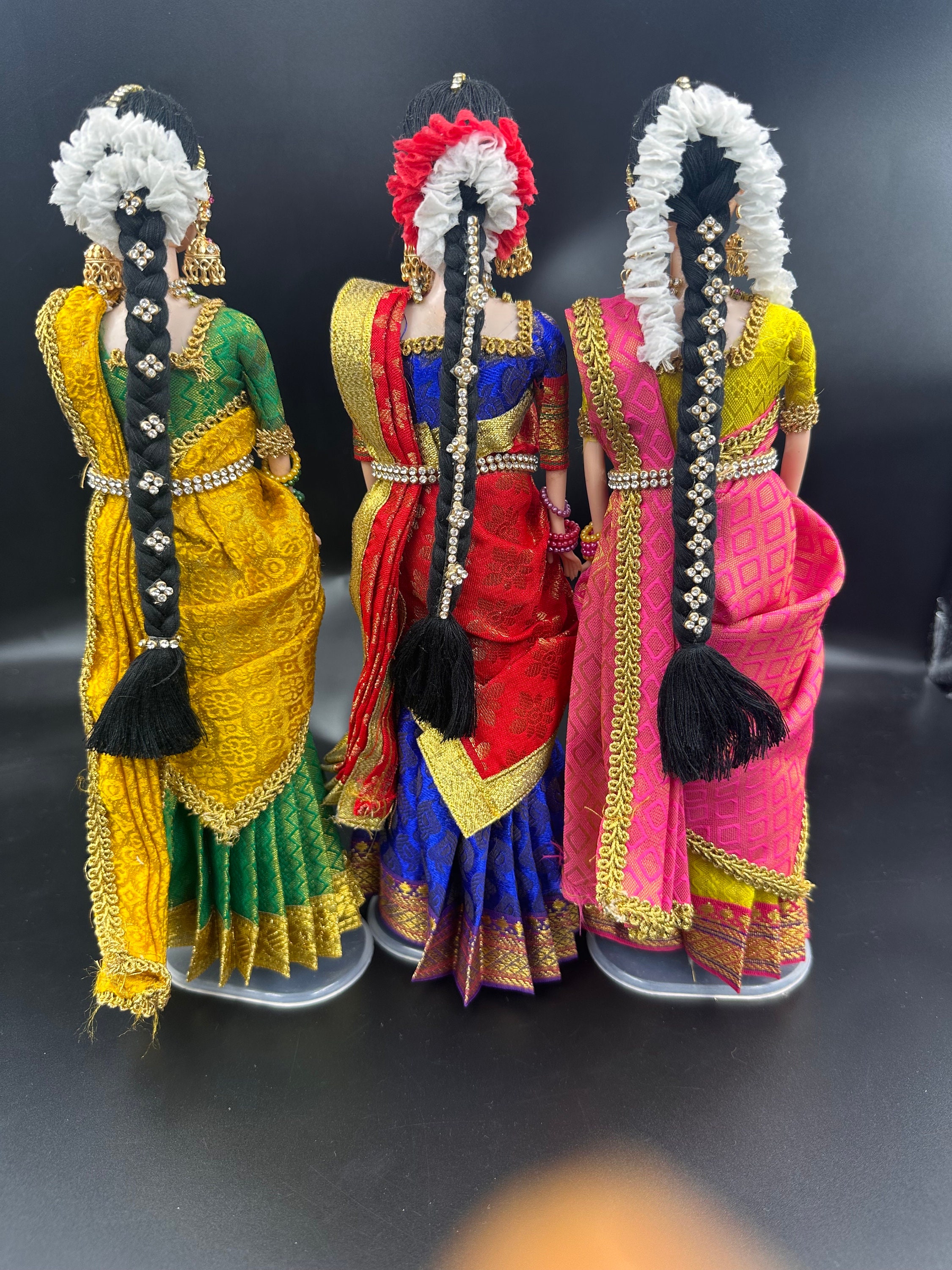 Indian Half Saree Welcome Dolls Set | Welcome Dolls for All Festive ...