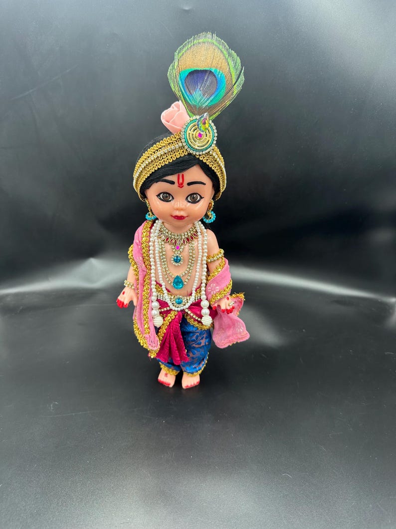 Radha Krishna Couple Doll | Indian Handicraft | Golu Decor | Wedding ...