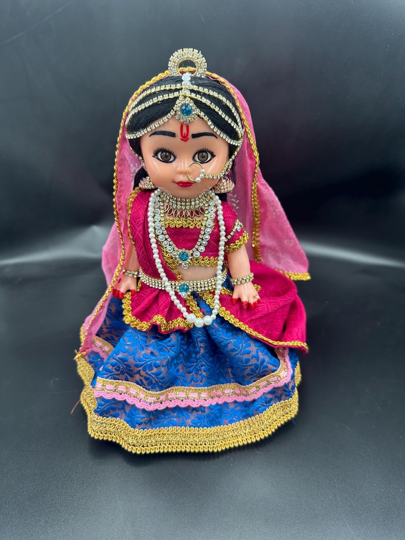 Radha Krishna Couple Doll | Indian Handicraft | Golu Decor | Wedding ...