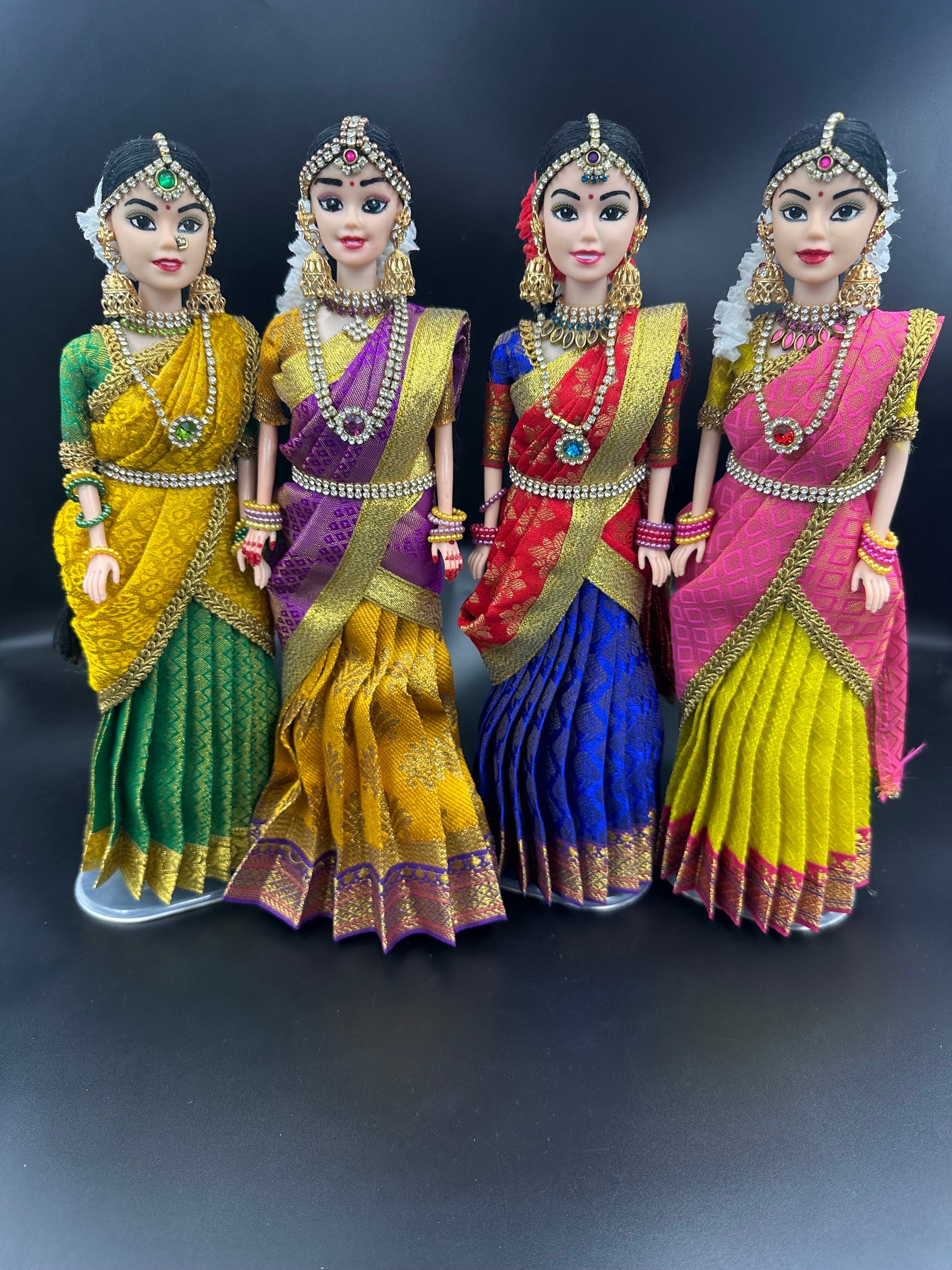 Indian Half Saree Welcome Dolls Set | Welcome Dolls for All Festive ...
