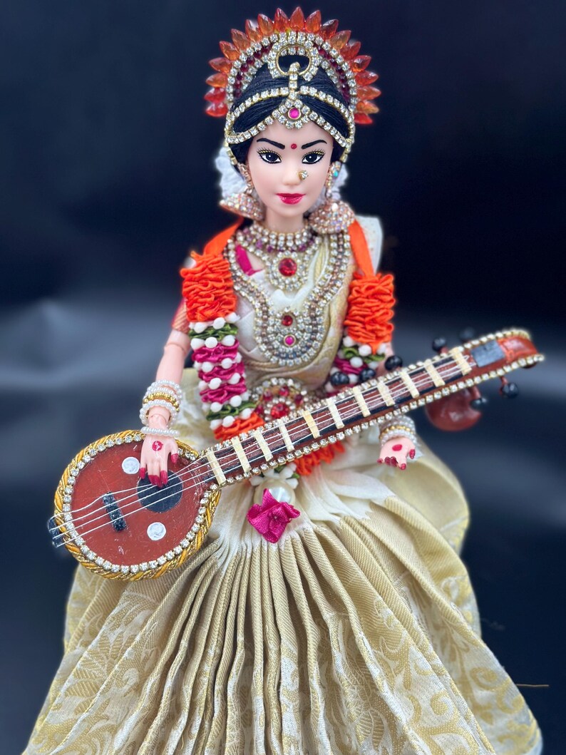 Navarathri Golu Dolls | Lakshmi, Durga ,saraswathi Doll - Etsy