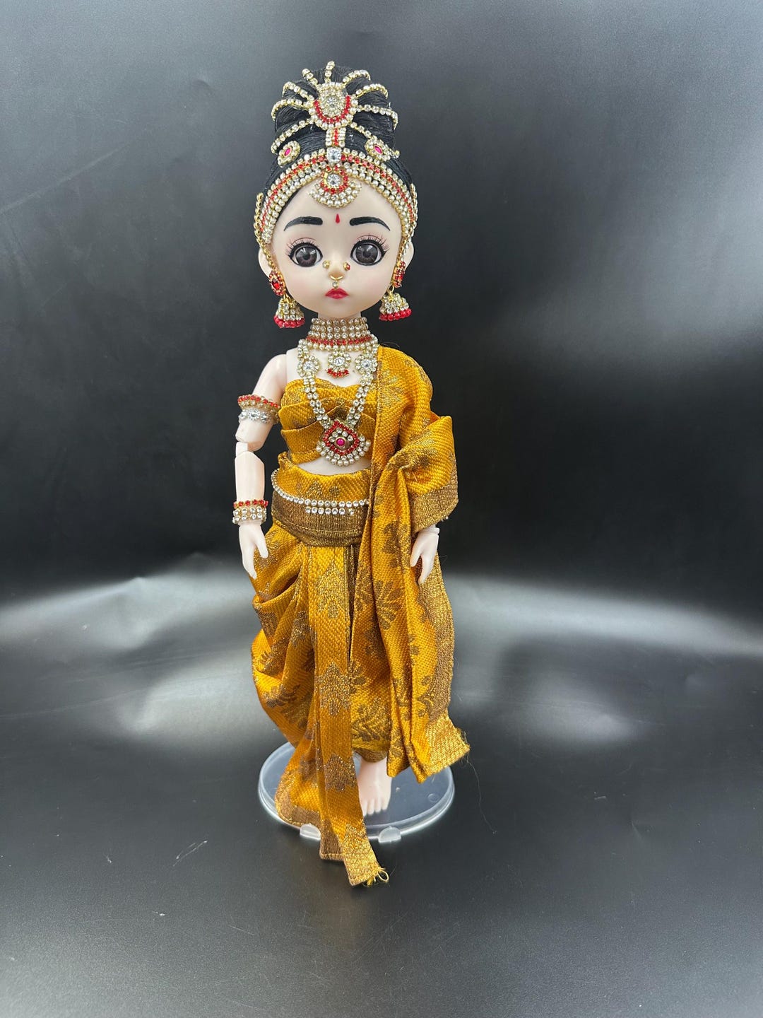 Handcrafted Kundavai Doll : Chola Princess, Indian Historical Decor - Etsy