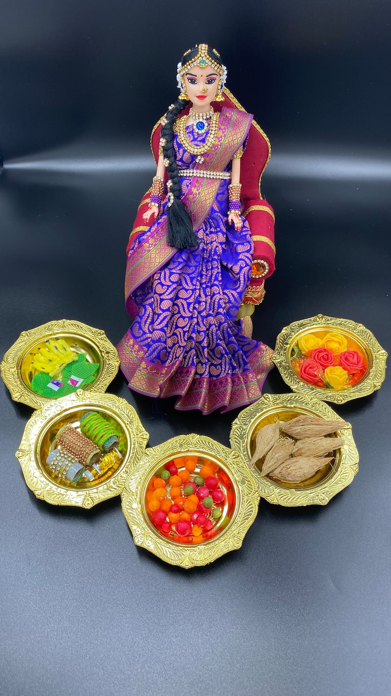 Made to Order ** Indian Baby Shower Doll/seemantham/valaikaappu Doll ...