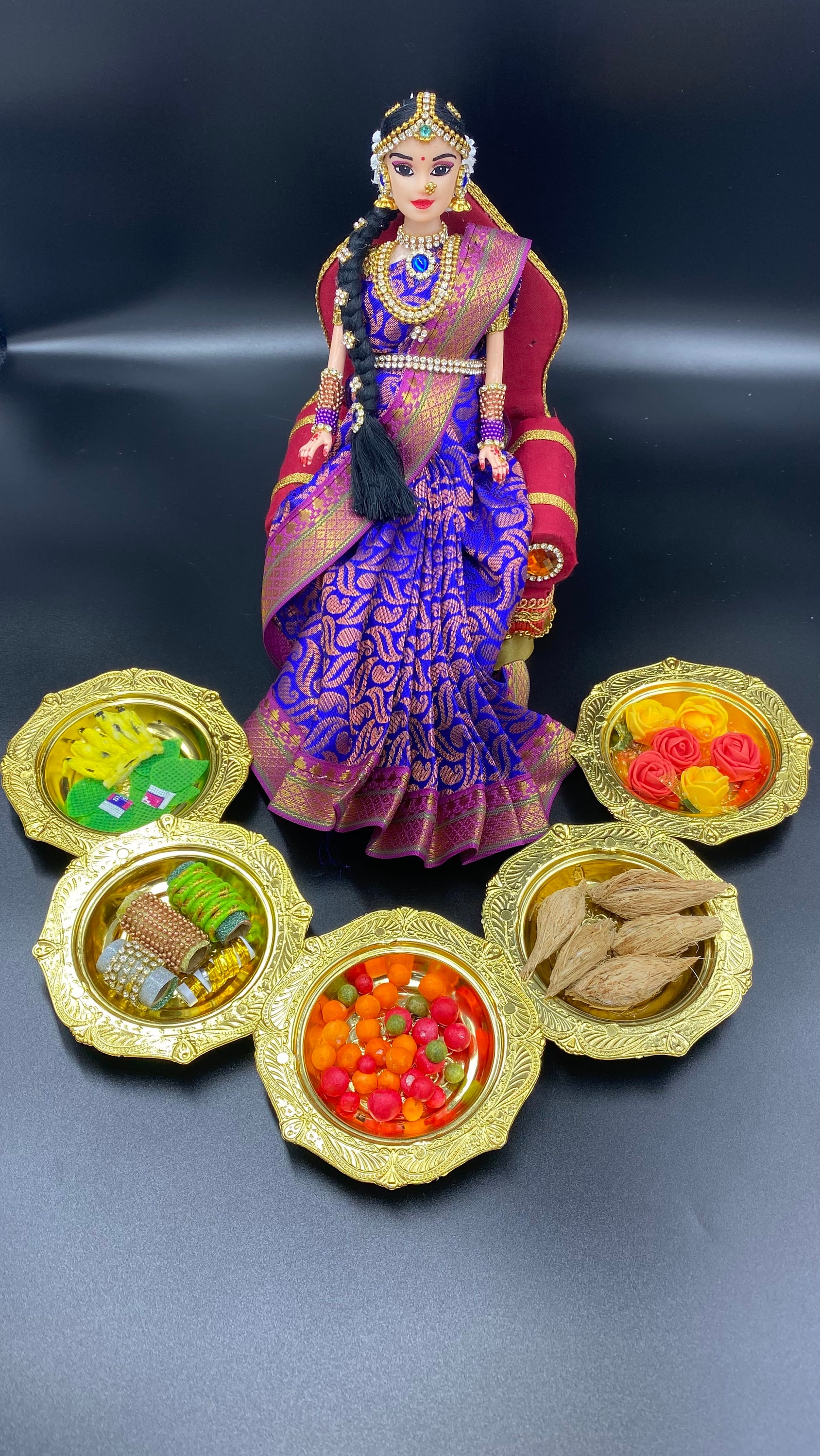 Made to Order ** Indian Baby Shower Doll/seemantham/valaikaappu Doll ...
