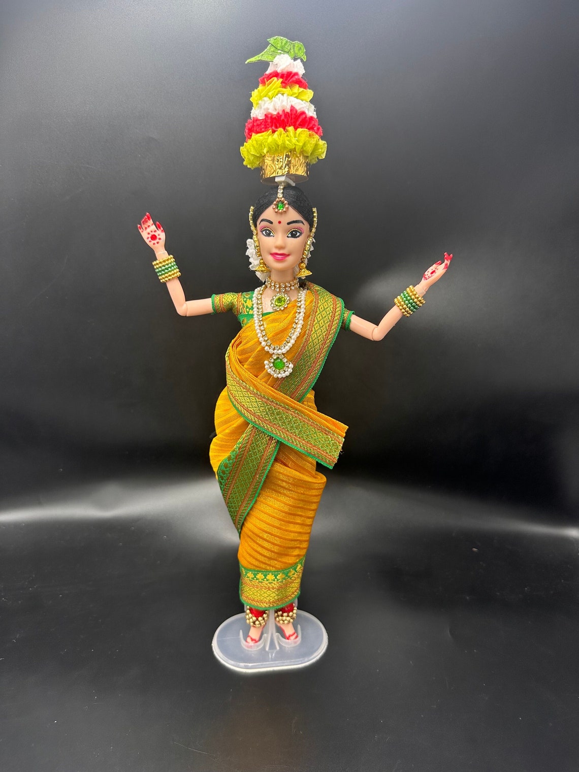 Indian Folk Dance Doll | Karagattam Dance Doll | Navaratri Golu Decor ...