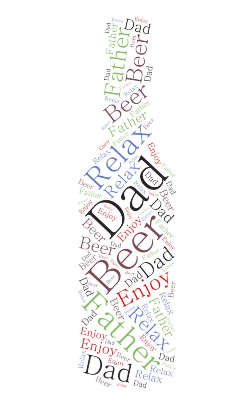 A4 Día del Padre Word Art Print - Etsy México