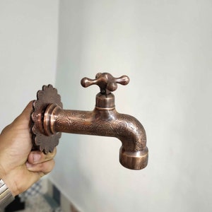 Moroccan Single Hole Wall Mounted Bath Faucet, Traditional Moroccan ...