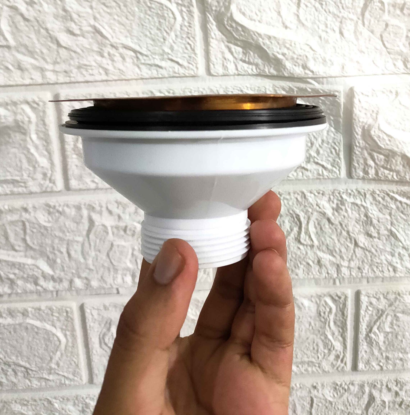 Copper Kitchen Sink Drainer Removable Drain Basket and Sealed - Etsy