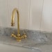 Unlacquered Brass Glass Rinser for Kitchen Sinks, Kitchen Sink ...