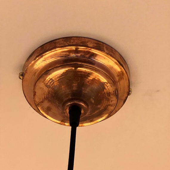 Hammered Copper Ceilings Fixtures Rustic Hanging Copper Light Fixture