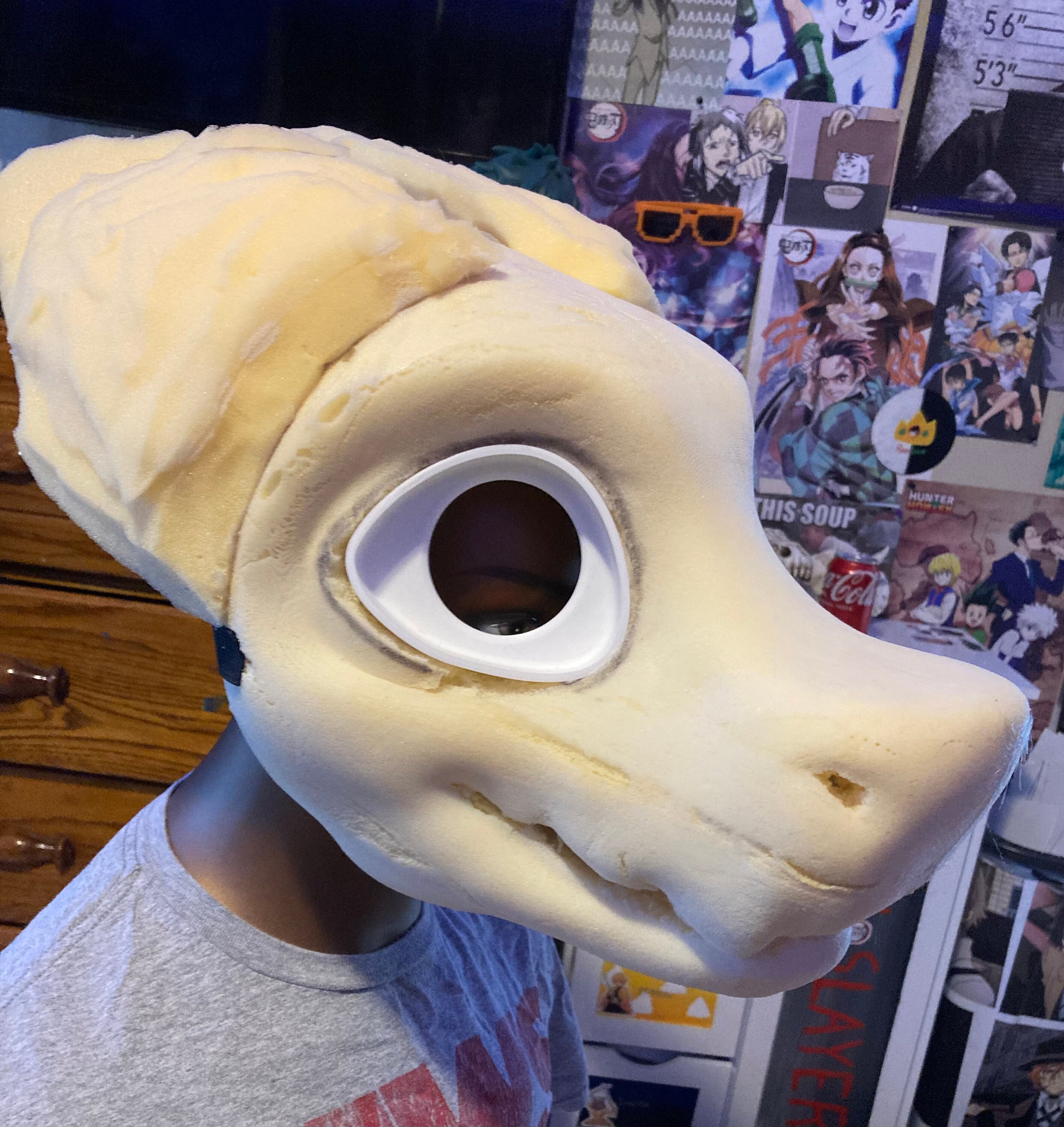 Unfinished Wicker Beast Head Base - Etsy