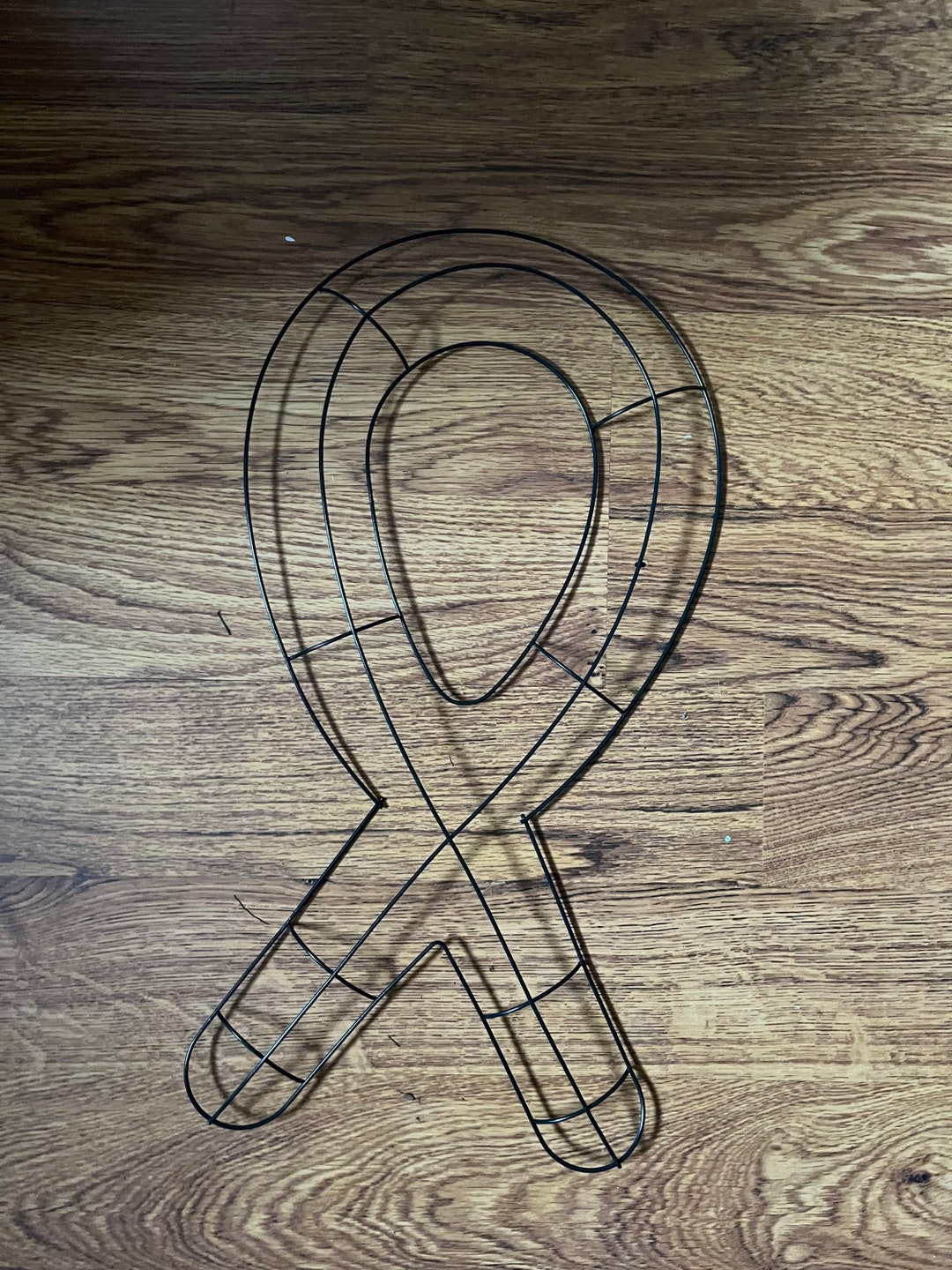 Ribbon Wreath Form, Wire Frame,ribbon Door Wreath, DIY Wreath, Ribbons ...