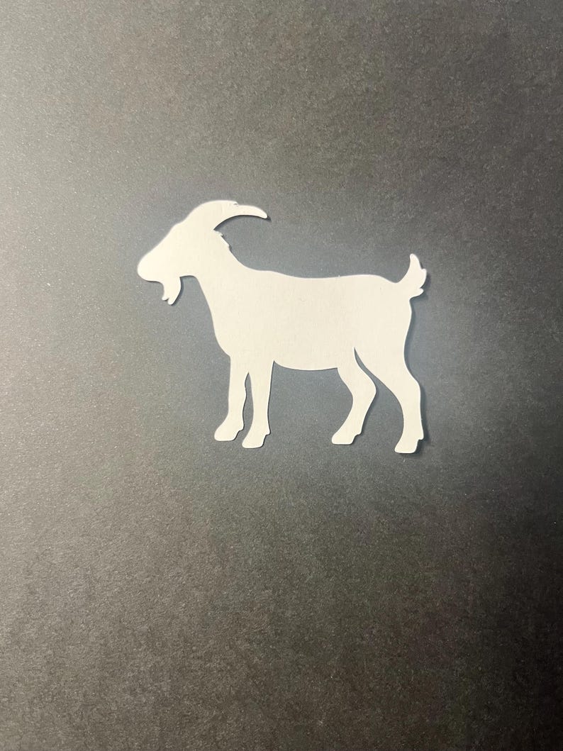Goat Cutouts, Card Making - Etsy