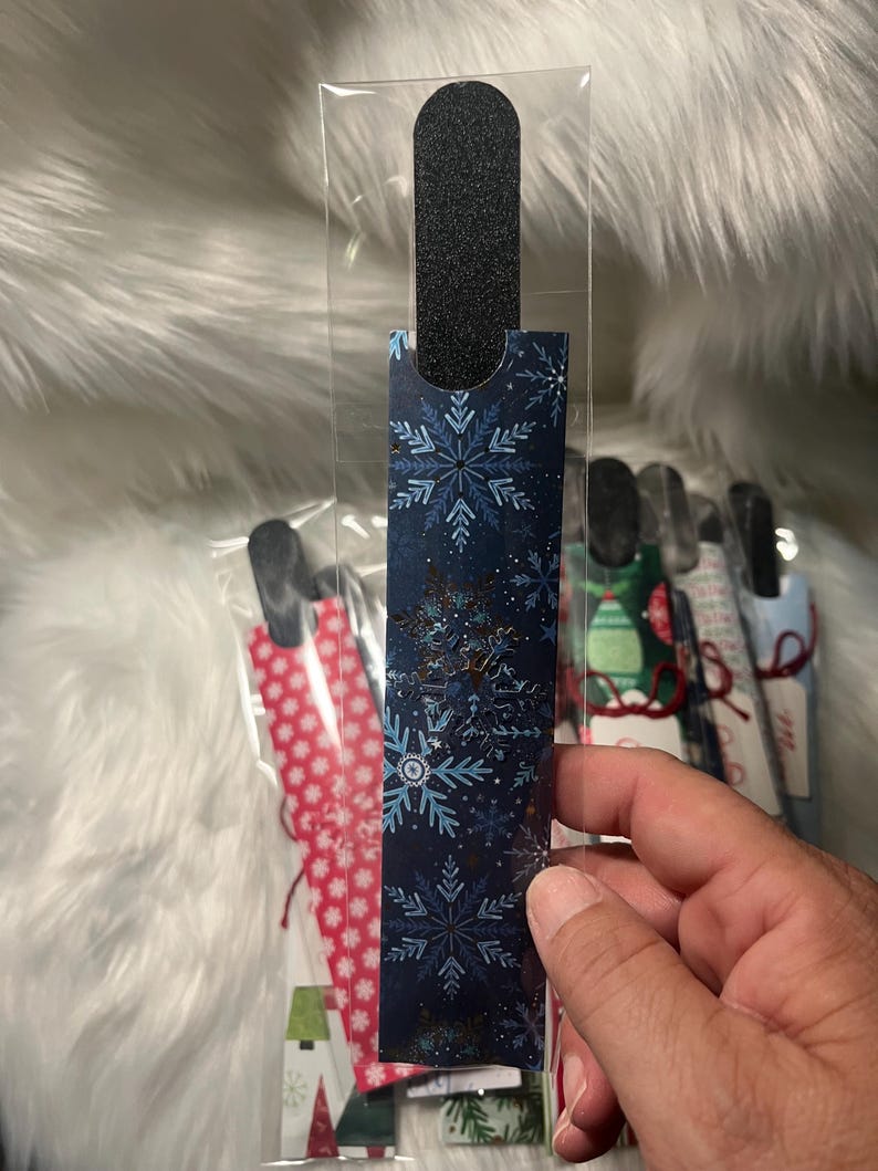 Nail File, Stocking Stuffers, Party Favors, Manicure, Christmas Nail ...