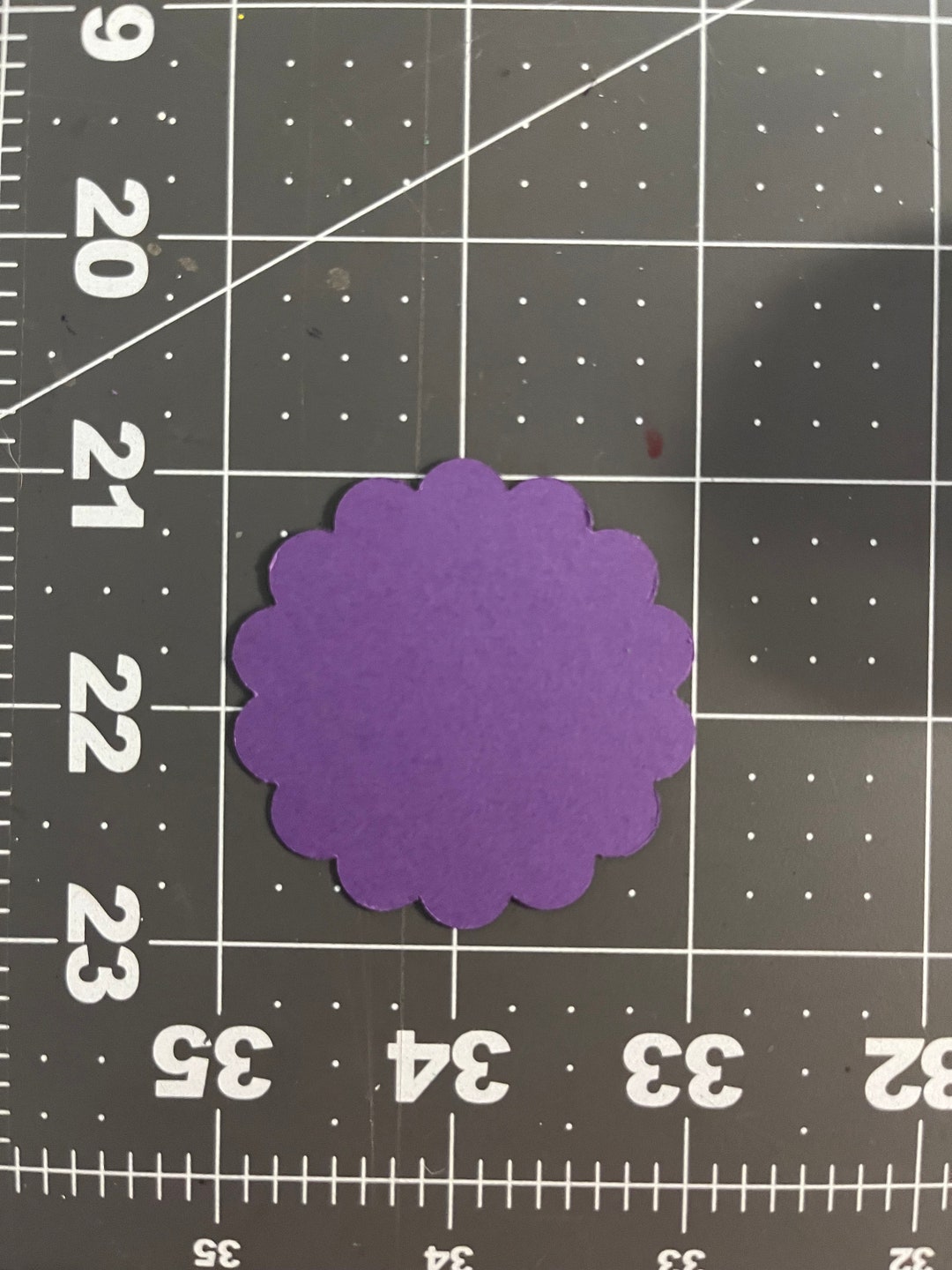 Die Cut Scalloped Circle, Cardstock - Etsy