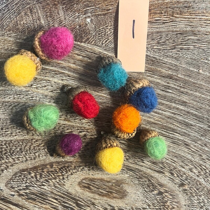 Colorful Acorns - Etsy