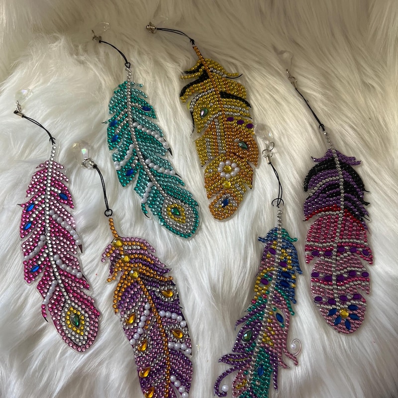 Feather Bookmarks - Etsy