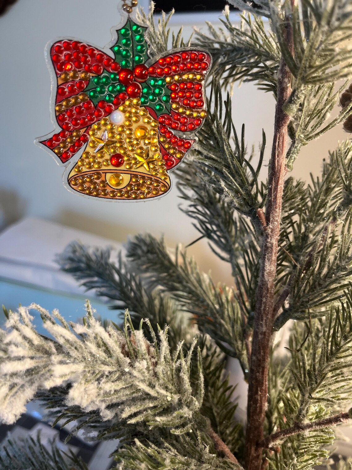 Diamond Art Christmas Tree Ornament, Holiday Decor - Etsy