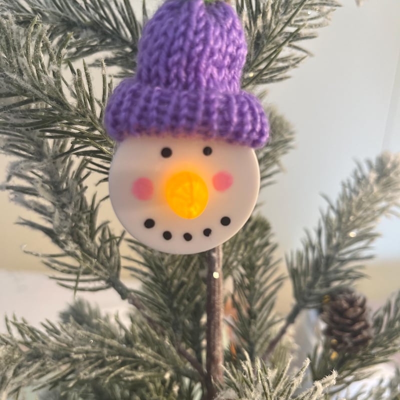 Snowman Tea Light - Etsy