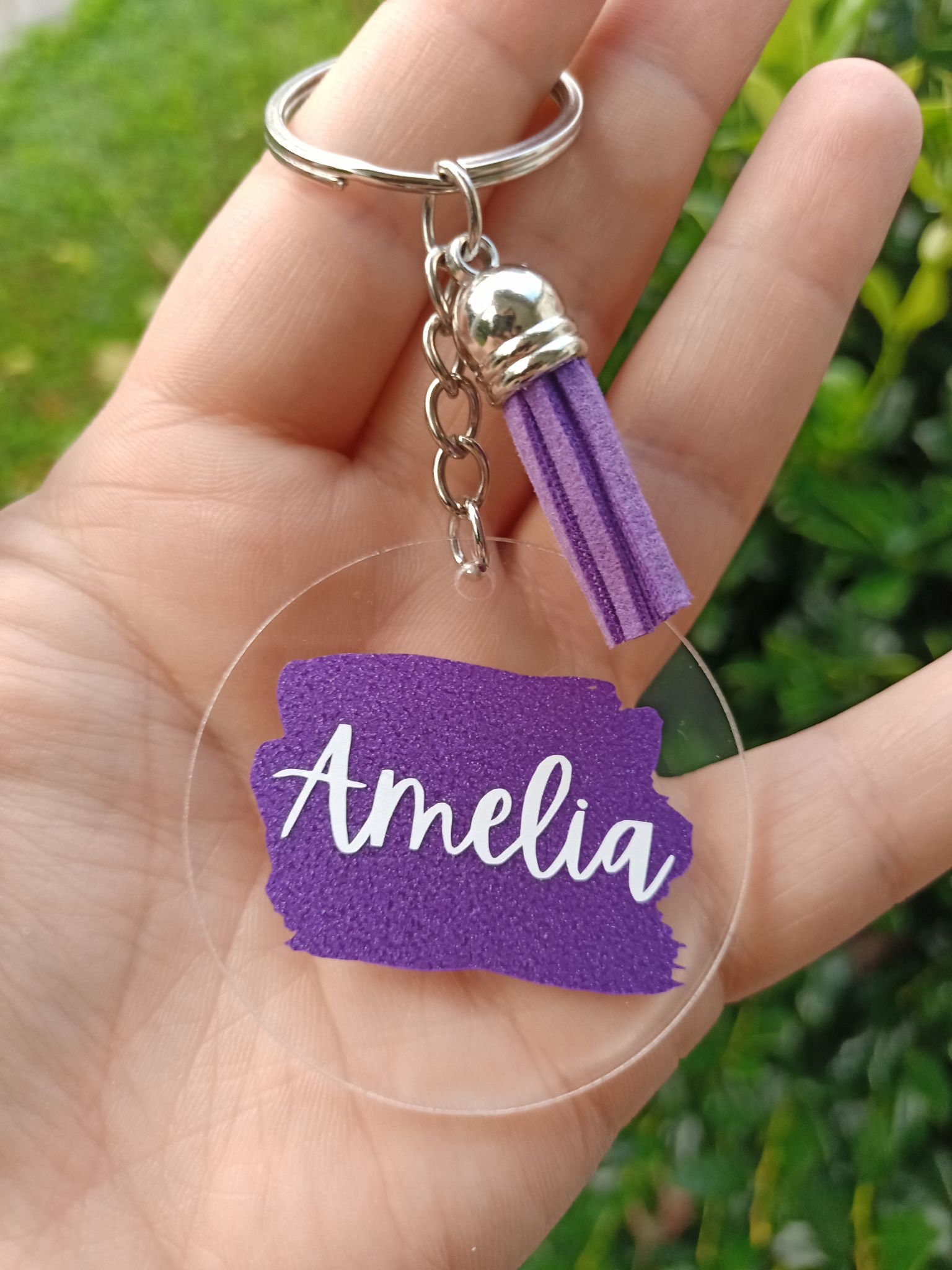 Personalized Acrylic Keychain, Vinyl Keychain, Custom Acrylic Keychain ...