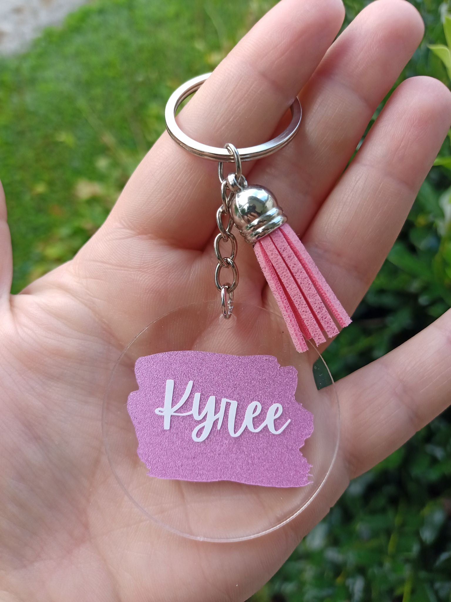 Personalized Acrylic Keychain, Vinyl Keychain, Custom Acrylic Keychain ...