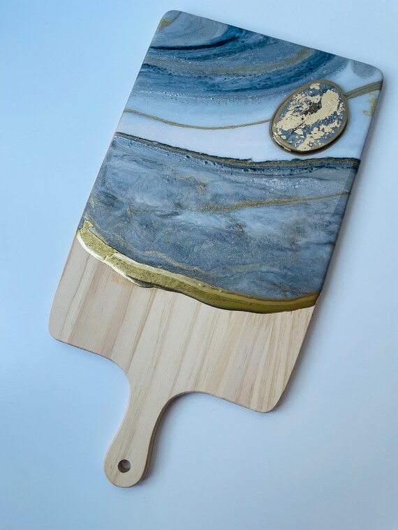 Charcuterie Board Geode Cheese Board Crystal Geode Art - Etsy