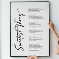Personalized Valentine's Day Poster, Custom Color Poster, Song Lyrics ...