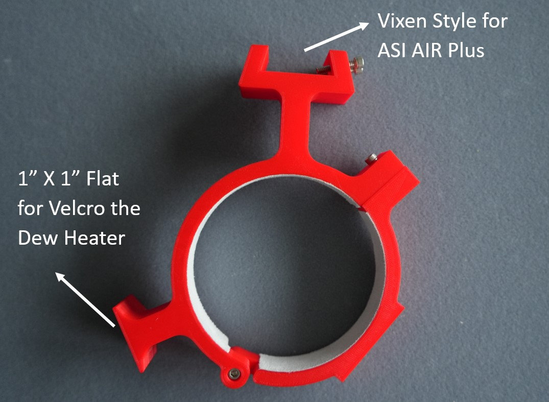 ASI Air and Dew Shield Device Holder for William Optics GT 81mm ...