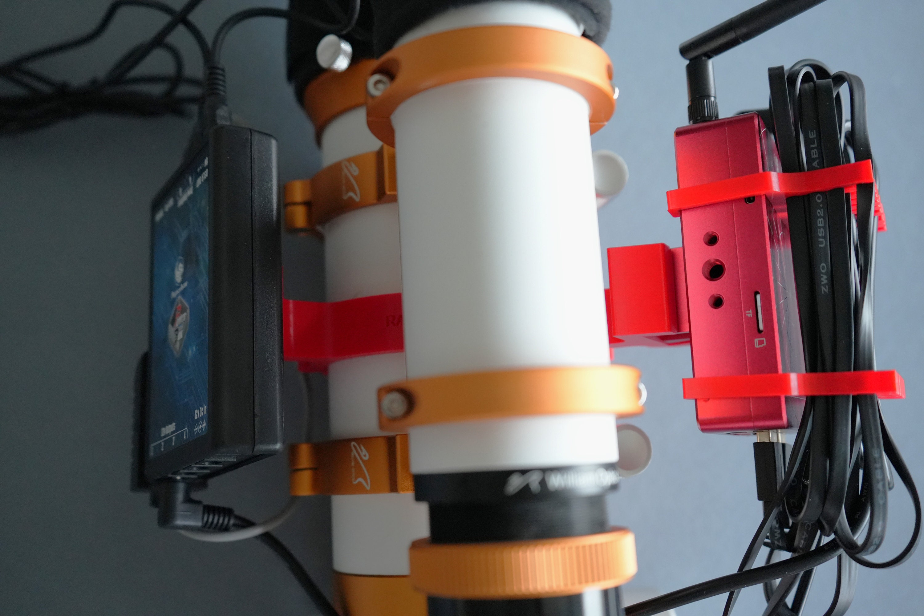 ASI Air and Dew Shield Device Holder for William Optics GT 81mm ...