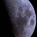 Desktop and Cellphone Wallpaper of First Quarter Moon - Etsy