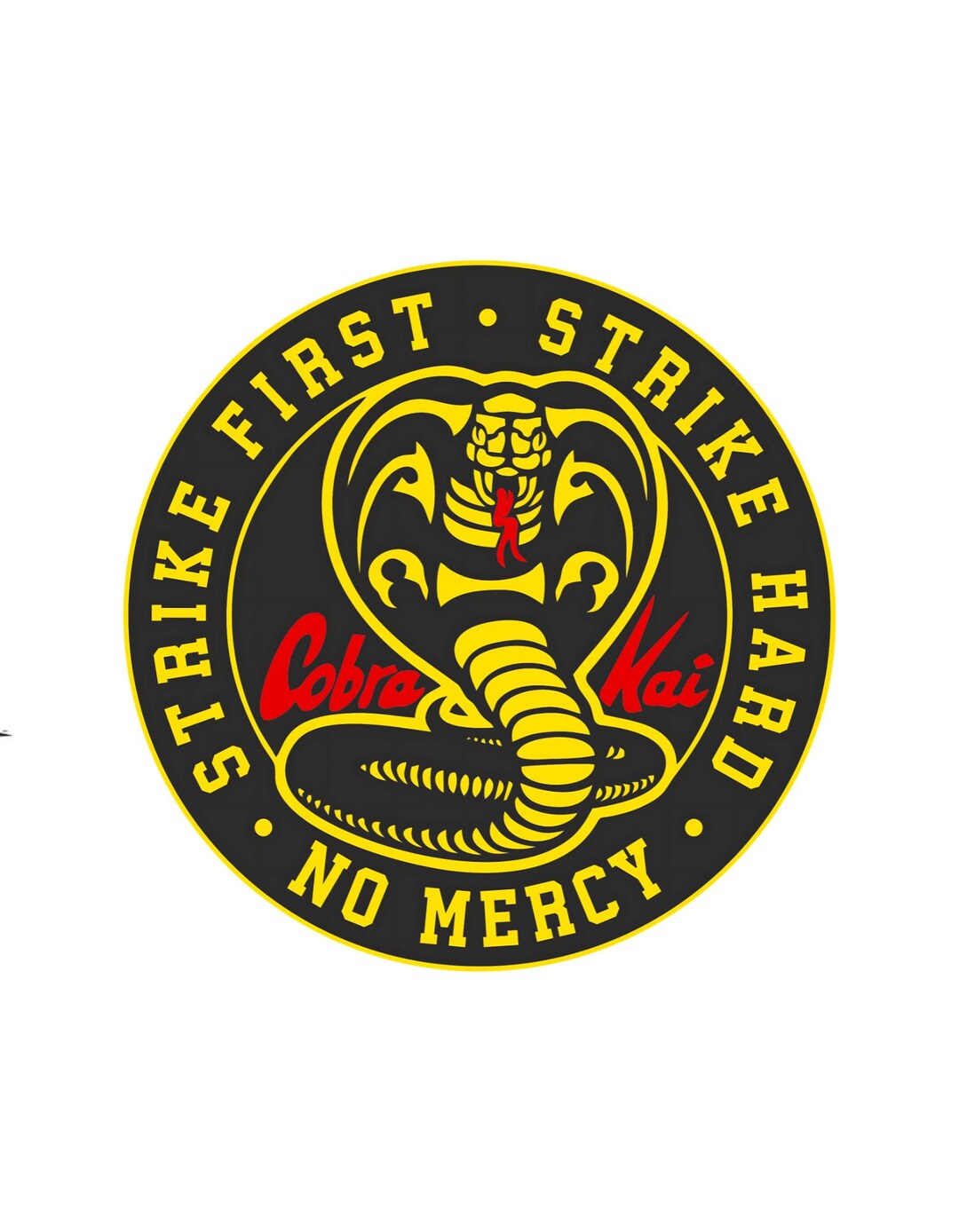 Cobra Kai Signature Cobra Logo - Etsy