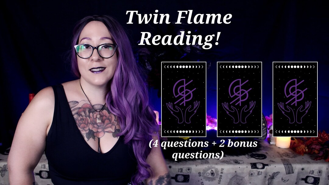 Twin Flame Reading! Tarot + Oracle Reading ~ PDF + JPEG Digital ...