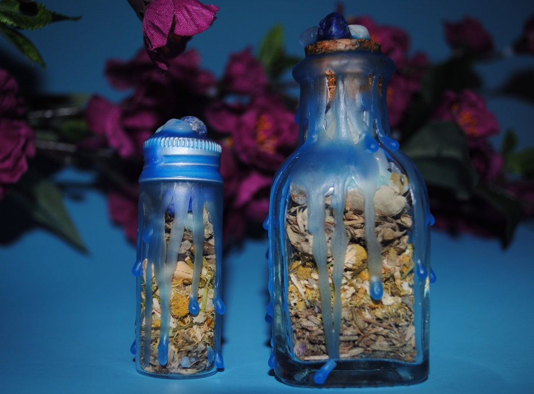 Elemental Spell Bottle - WATER ~ Necklace/small Bottle/large Bottle ...