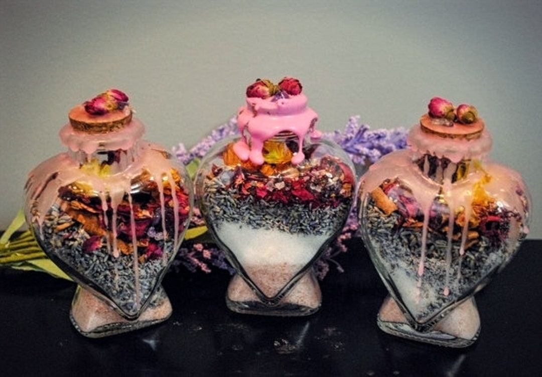 Self Love Spell Bottle ~ Herbs/crystals/oils ~ Spell Jars ~ Witchy ...