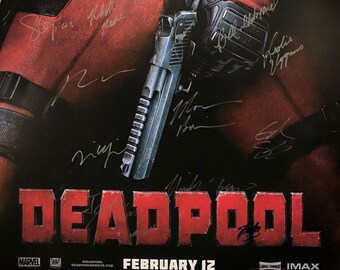 Deadpool Signed Autograph - Etsy