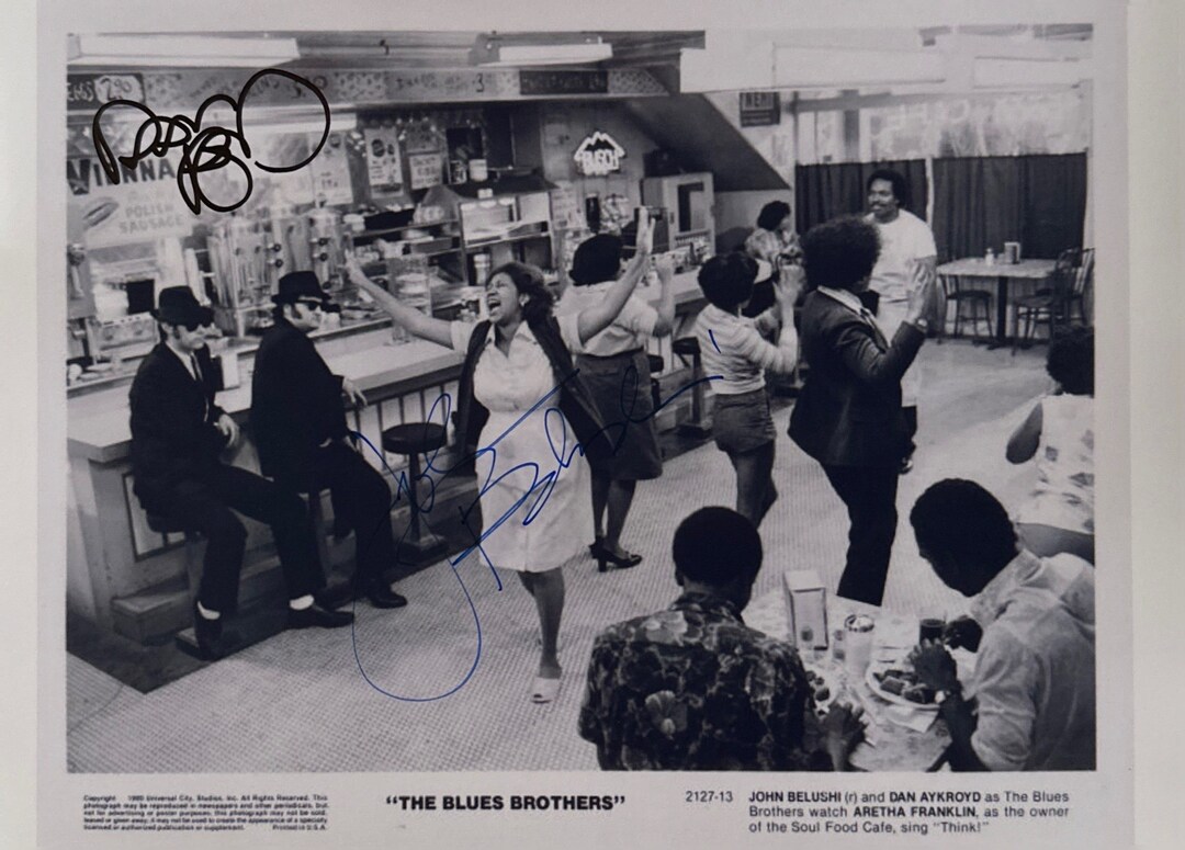Autograph Signed Blues Brothers Media Press Photo COA - Etsy