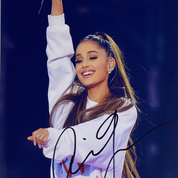 Ariana Grande Autograph - Etsy