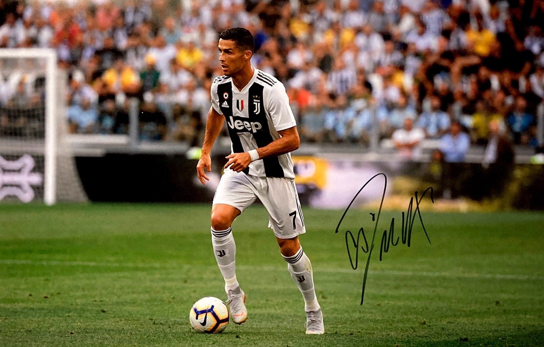Autograph Signed Cristiano Ronaldo Poster COA - Etsy