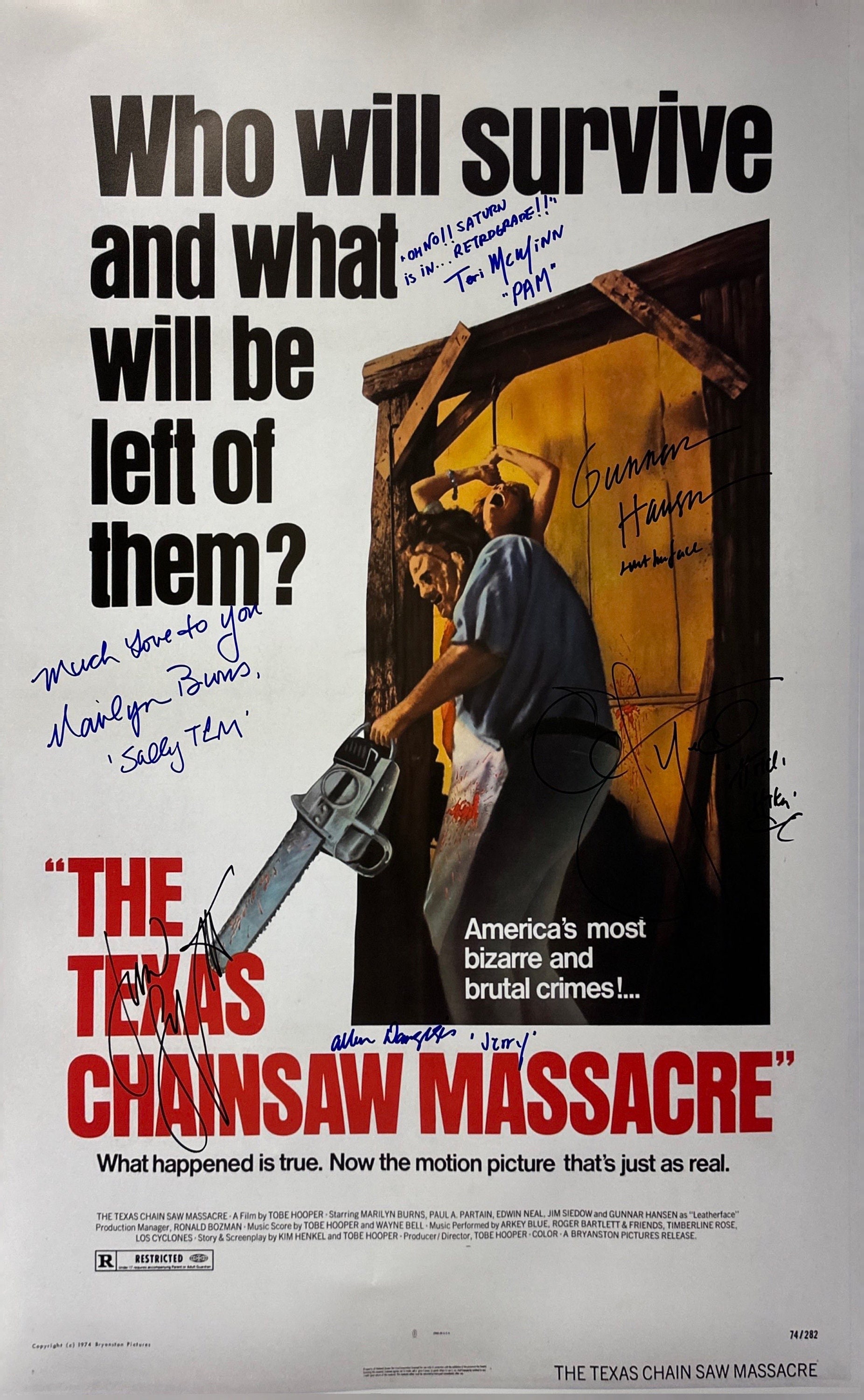Texas Chainsaw Massacre Poster 1974