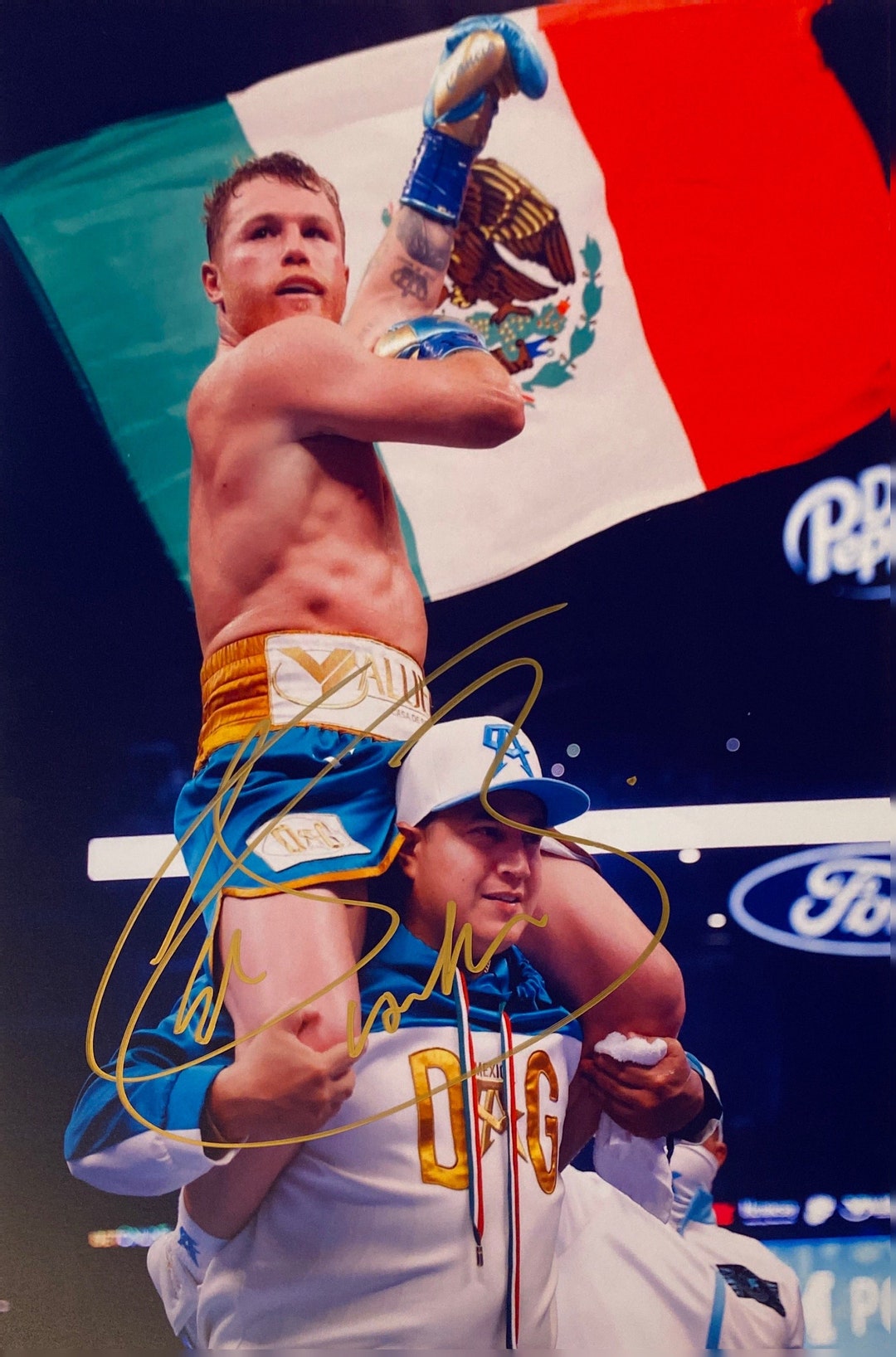 Autograph Signed Canelo Álvarez Photo COA - Etsy