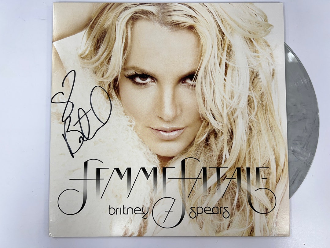 Autograph Signed Britney Spears Vinyl COA - Etsy