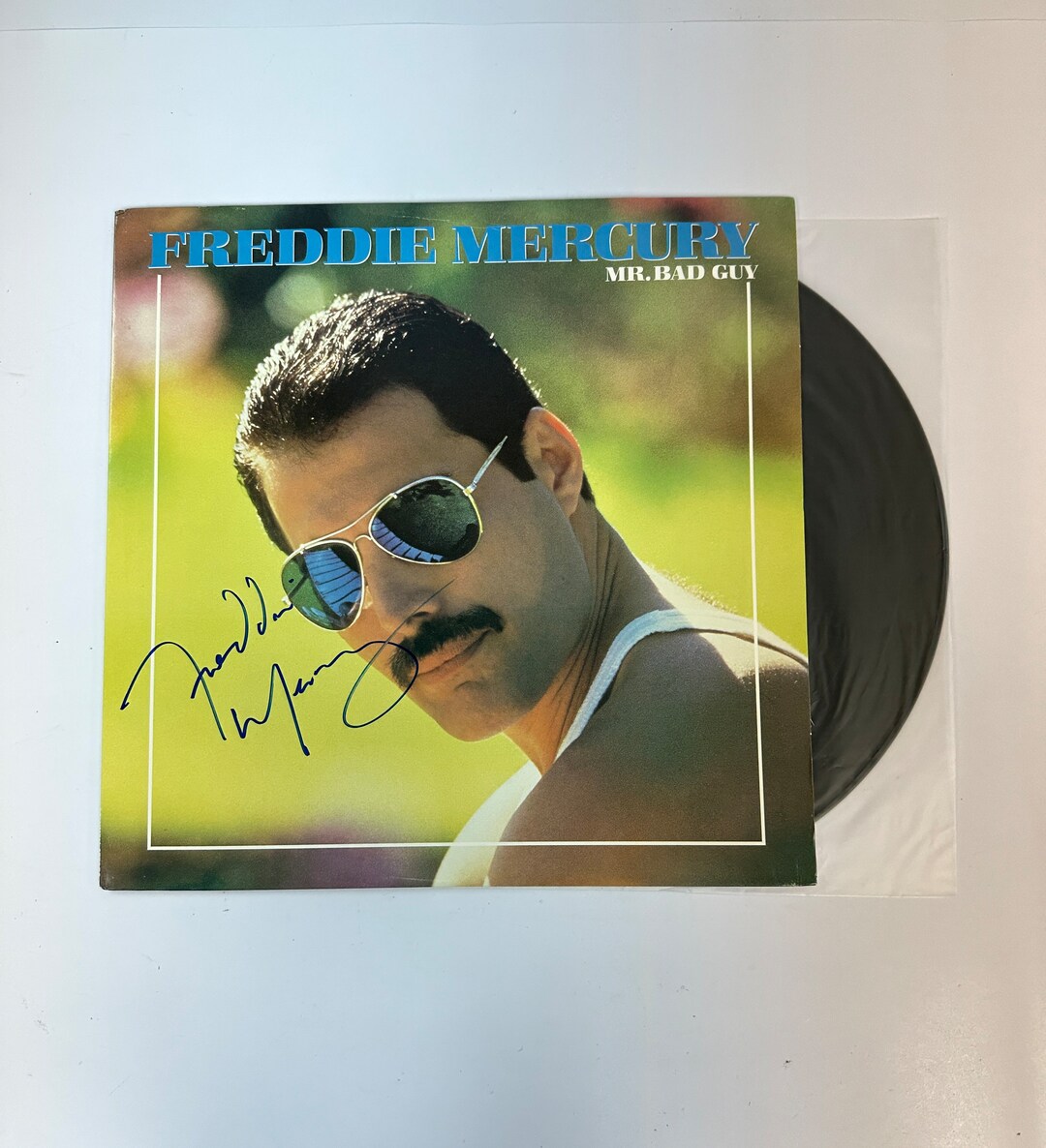 Autograph Signed Freddie Mercury Vinyl COA - Etsy