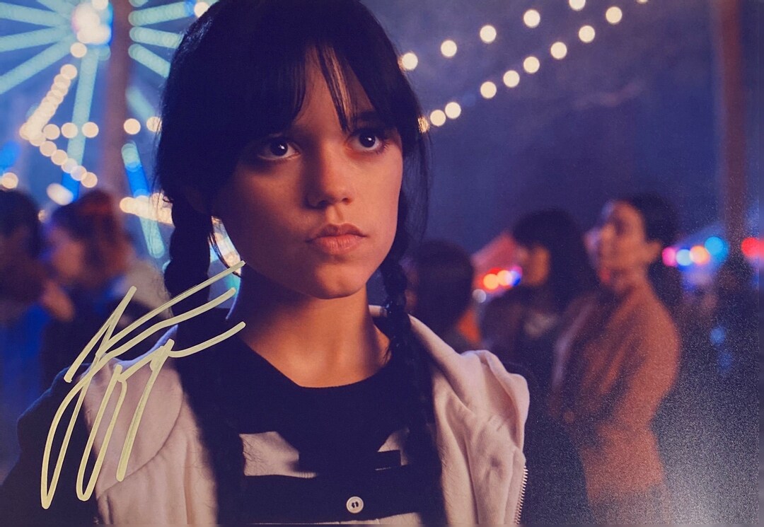 Autograph Signed Wednesday Photo COA - Etsy