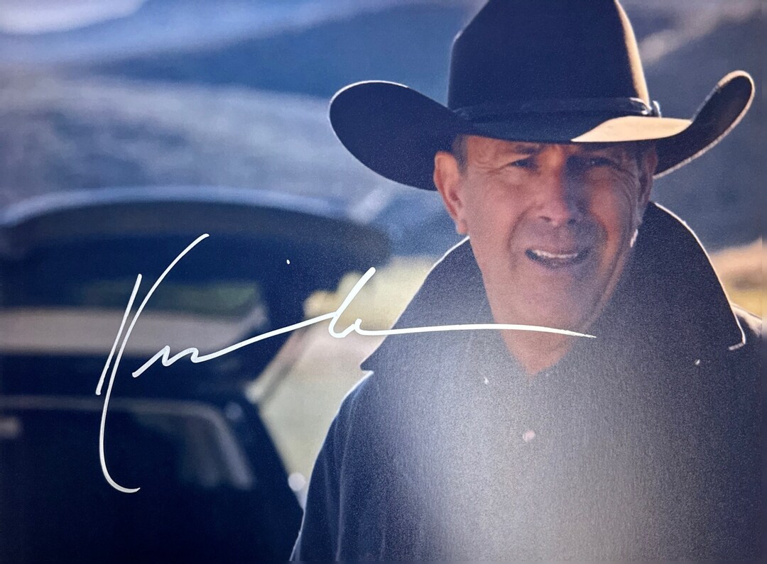 Autograph Signed Yellowstone Photo COA - Etsy